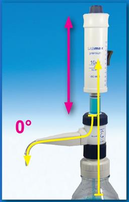 Flaschenaufsatz-Dispenser LABMAX premium, 1 - 10 ml | www.der-hedinger.de